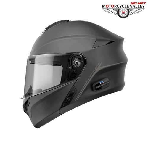 Outrush R Bluetooth Helmet - Matt Black Images and Photo Gallery