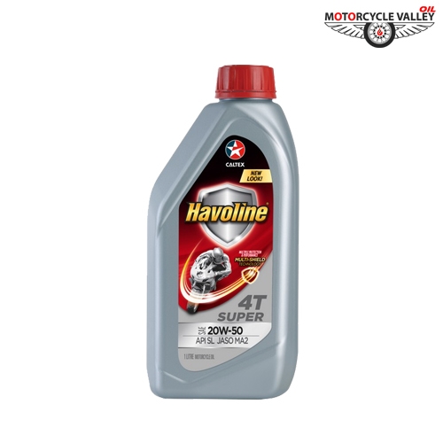 Havoline super 4T SAE 20W50 Vs Comparison