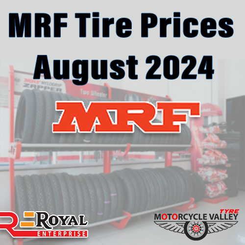 MRF টায়ারের দাম আগষ্ট ২০২৪