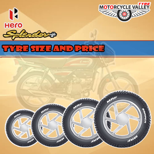 হিরো স্প্লেন্ডর+ টায়ার সাইজ এবং দাম